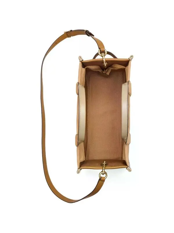 Marc Jacobs The Medium Logo-detail Tote Bag - Neutrals