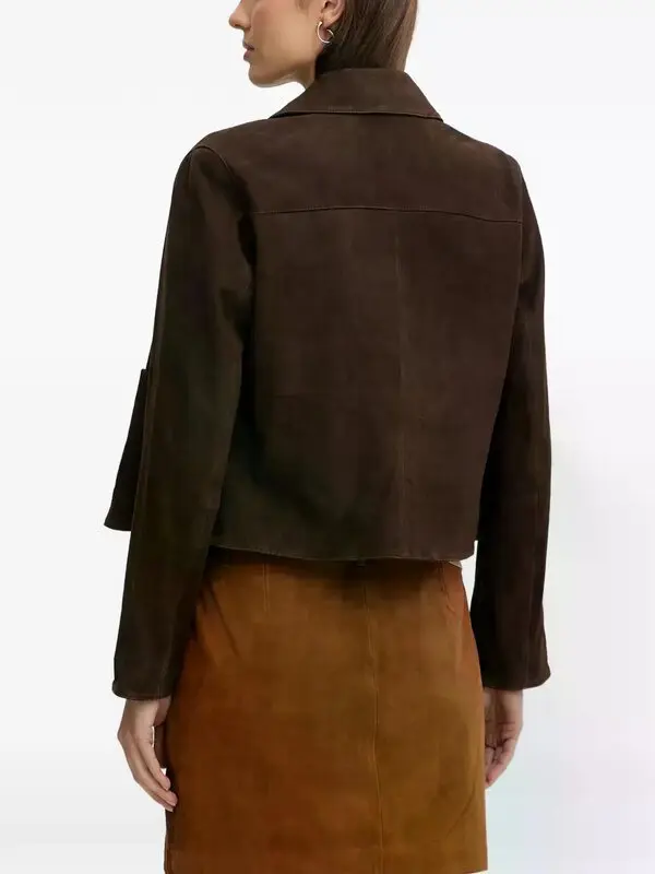 PEDRO DEL HIERRO Buttoned Suede Jacket