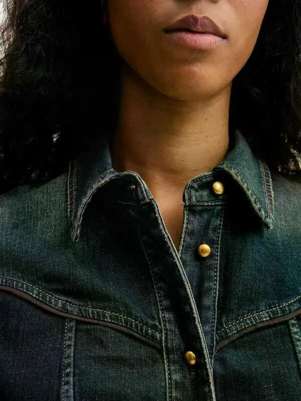 Miss Sixty Buttoned Denim Shirt