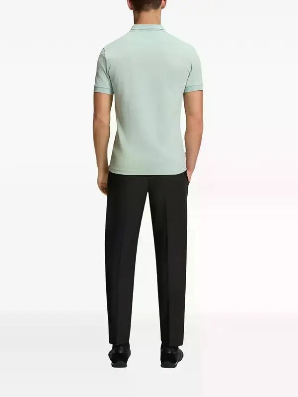 BOSS Paule Striped-trim Polo Shirt - Green
