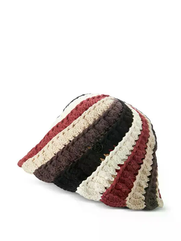 MAISON MICHEL Souna Bucket Hat - Neutrals