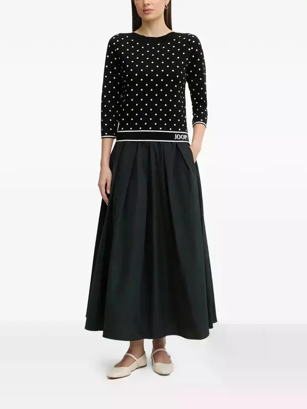 JOOP! Konstanina Polka-dot Knit Sweater