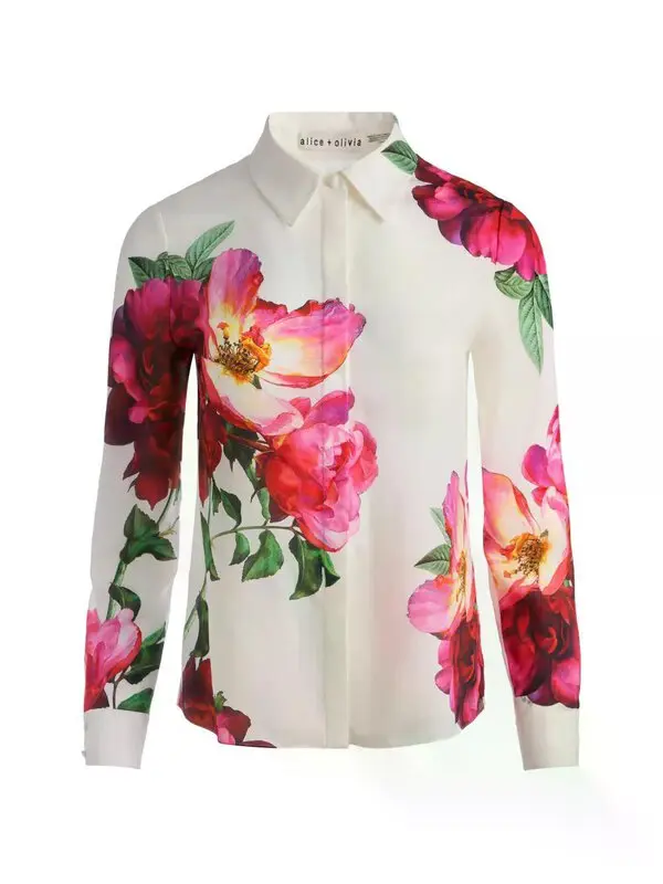 Alice + Olivia Willa Floral Shirt