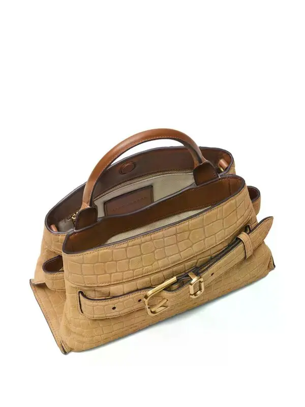 Marc Jacobs Small Suede Croc Dakota Tote Bag