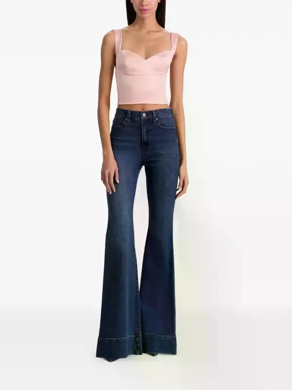 Alice + Olivia Eve Seamed Bustier Top