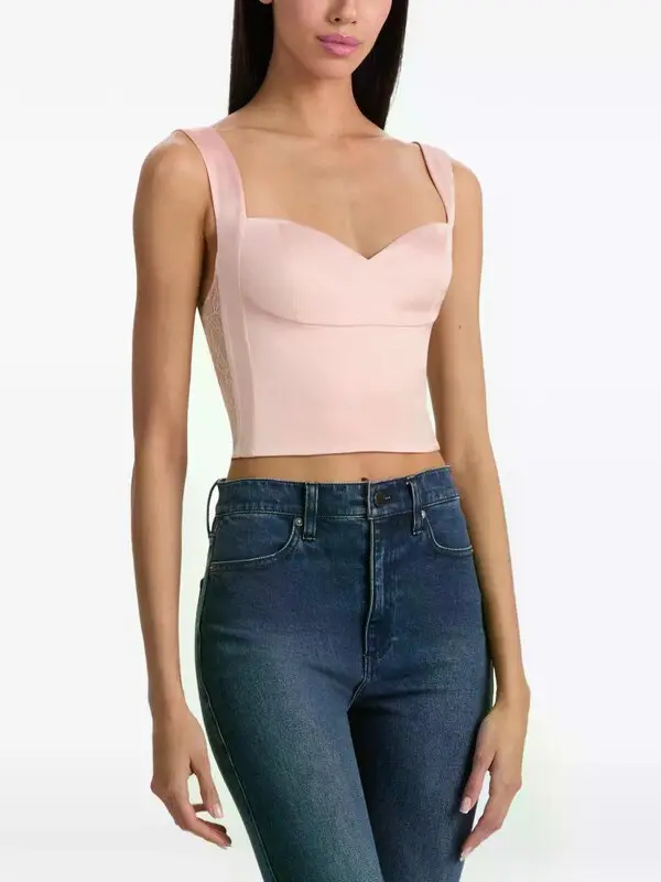 Alice + Olivia Eve Seamed Bustier Top