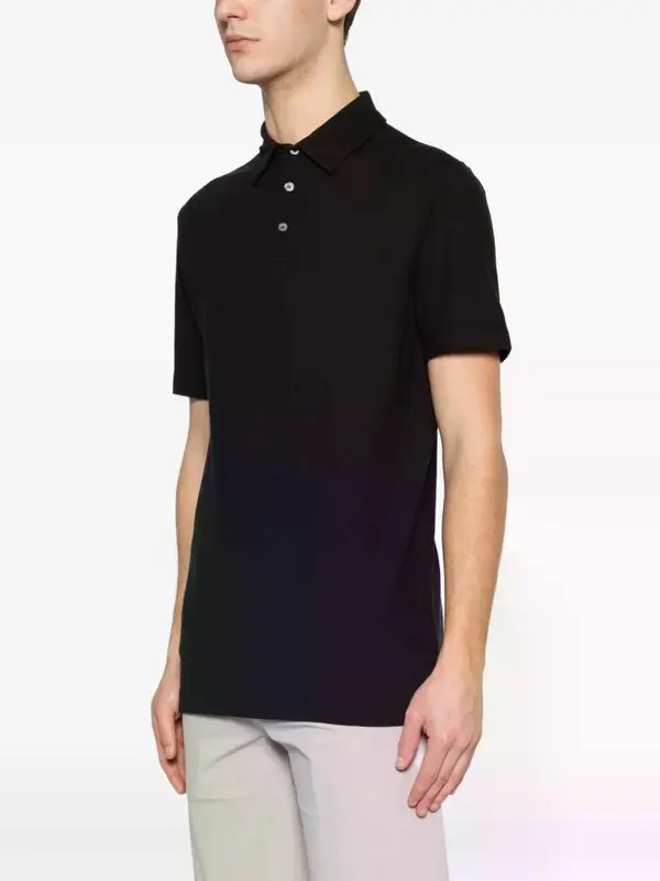 ZANONE Buttoned Short-sleeve Polo Shirt