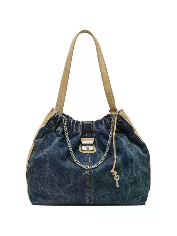 Marc Jacobs The Denim Cristina Suede Tote Bag - Blue