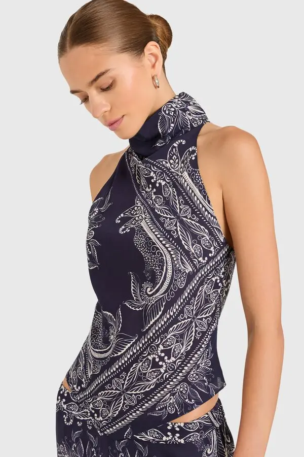 Amanda Uprichard Arielle Halter Top