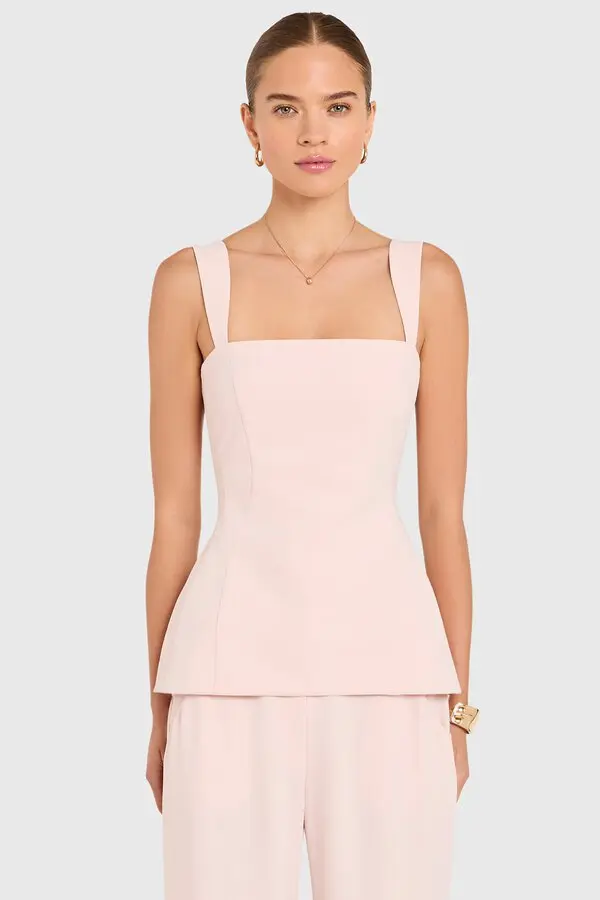 Amanda Uprichard Andreina Structured Tank Top - Mochi