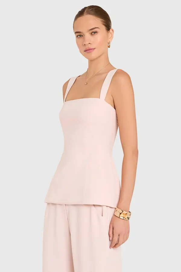 Amanda Uprichard Andreina Structured Tank Top - Mochi