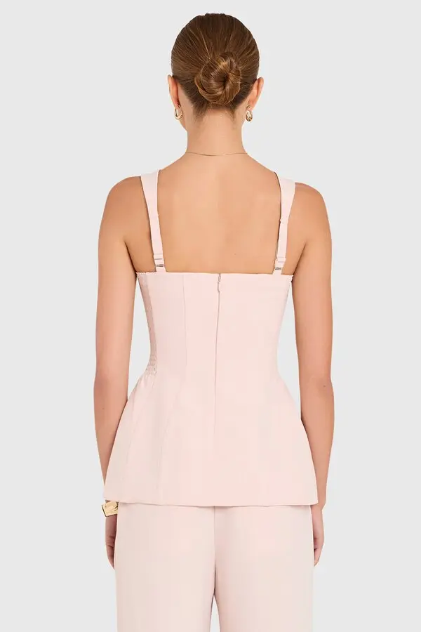 Amanda Uprichard Andreina Structured Tank Top - Mochi