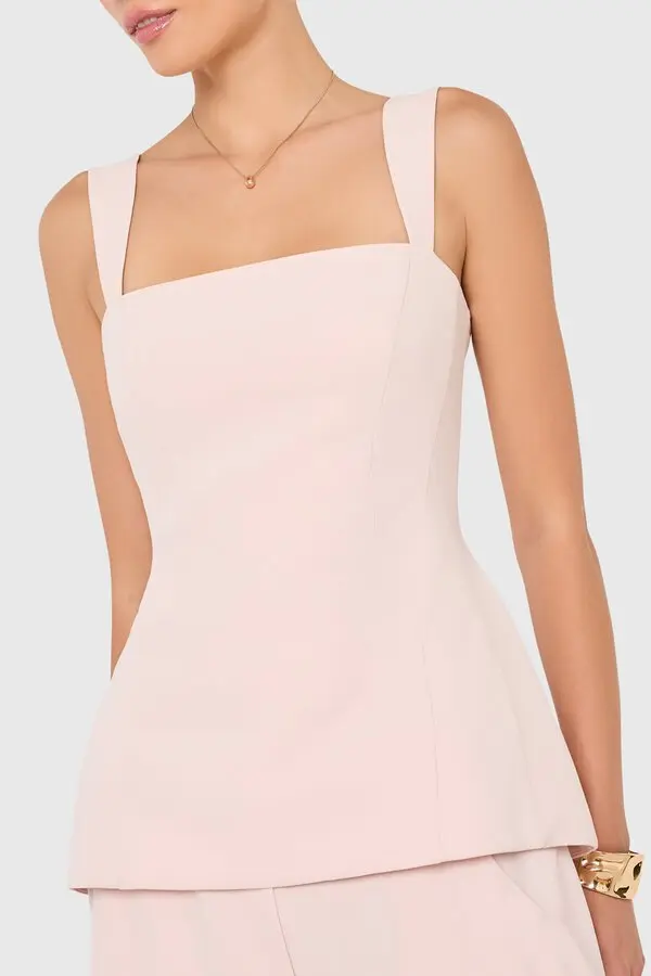 Amanda Uprichard Andreina Structured Tank Top - Mochi