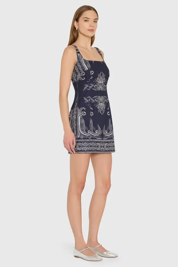 Amanda Uprichard Augustine Mini Dress - Navy