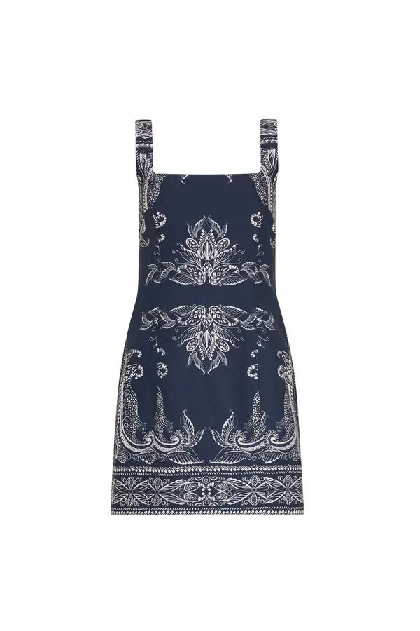 Amanda Uprichard Augustine Mini Dress - Navy