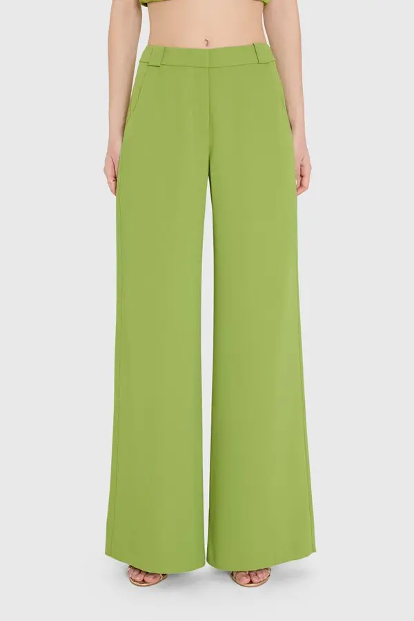 Amanda Uprichard Saddler Wide Leg Pants