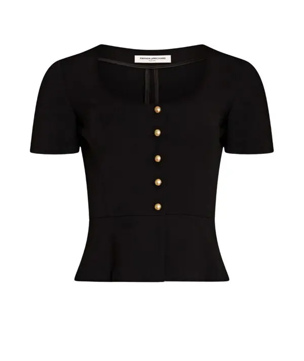 Amanda Uprichard Nico Short-sleeved Top