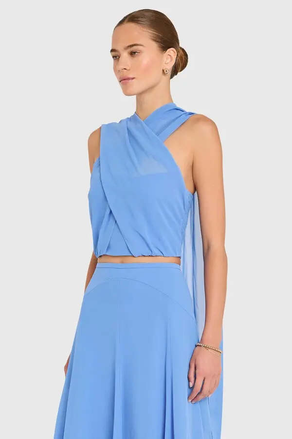 Amanda Uprichard Monterey Wrap Top