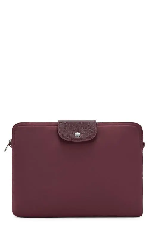 Mango Nylon Laptop Case - Burgundy