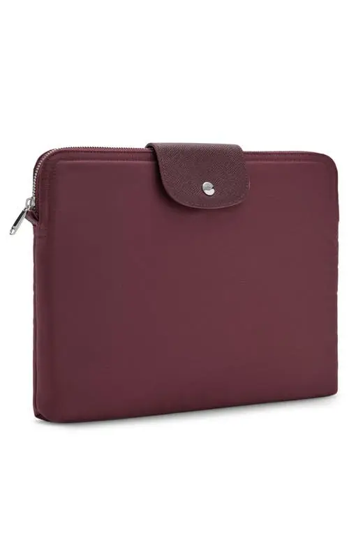 Mango Nylon Laptop Case - Burgundy