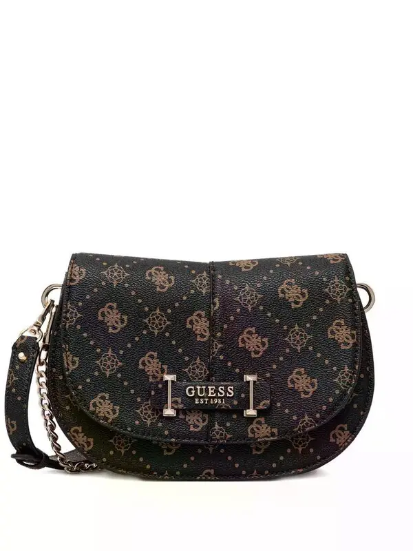 Guess Monogram Chain Crossbody Bag