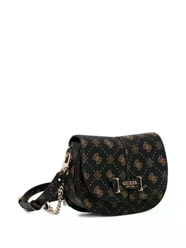Guess Monogram Chain Crossbody Bag