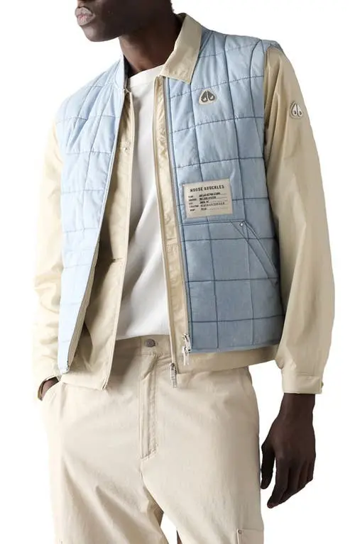 Moose Knuckles Down Denim Liner Vest