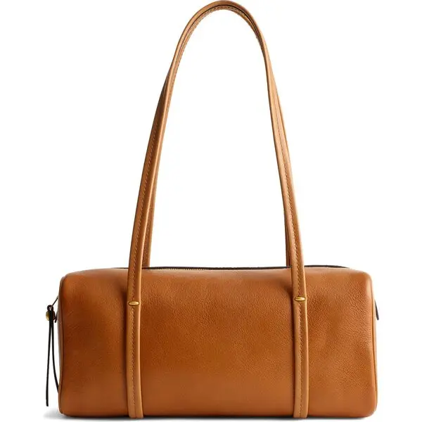 Madewell The Brioche Leather Shoulder Bag - Warm Coffee