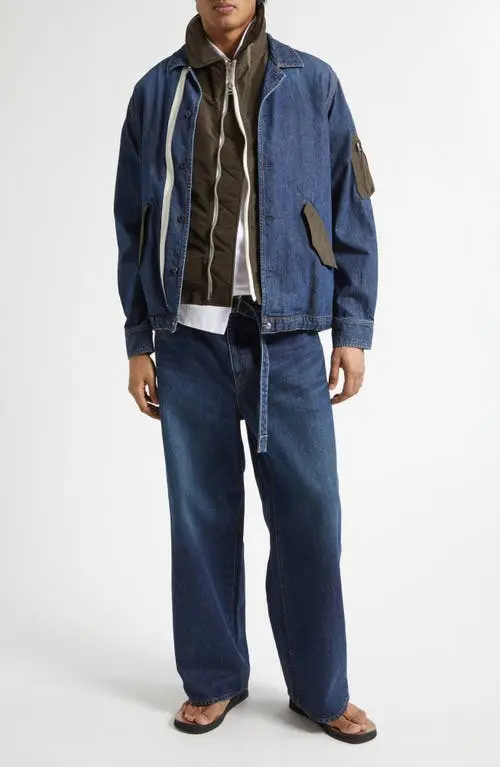 Sacai Belted Denim Pants