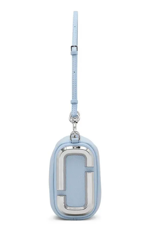 Marc Jacobs The Leather Snapshot Shoulder Bag - Cloud Blue