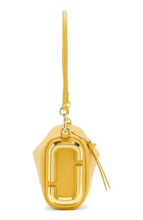 Marc Jacobs The Leather Snapshot Shoulder Bag - Daffodil