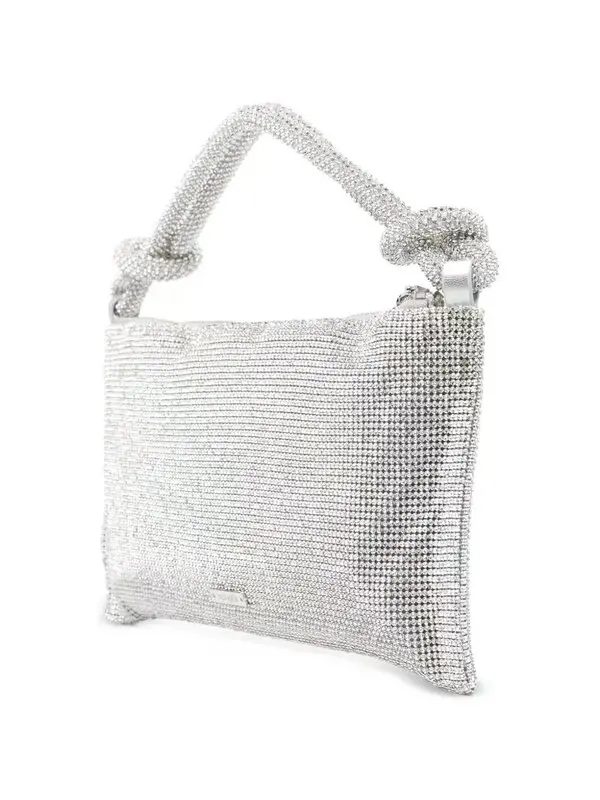 Cult Gaia Hera Nano Knotted Shoulder Bag - Silver