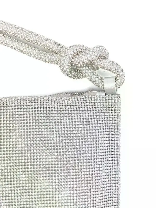 Cult Gaia Hera Nano Knotted Shoulder Bag - Silver