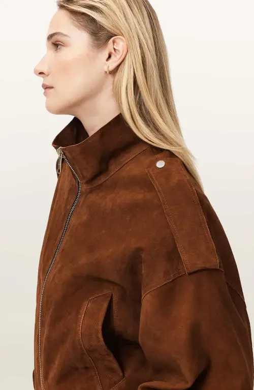 ALLSAINTS Lowden Suede Jacket