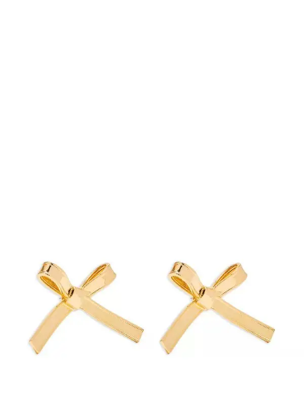 Marc Jacobs Bow-shape Earrings - Gold