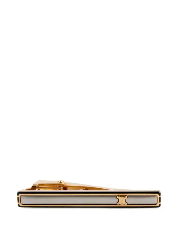 Celine 1980s Logo-detail Tie Link - Gold