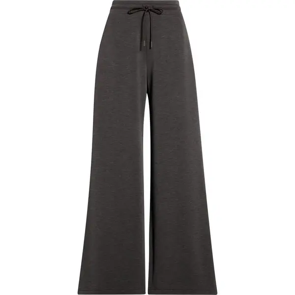 Zella Soft Luxe Wide Leg Pants - Brown Mole Heather