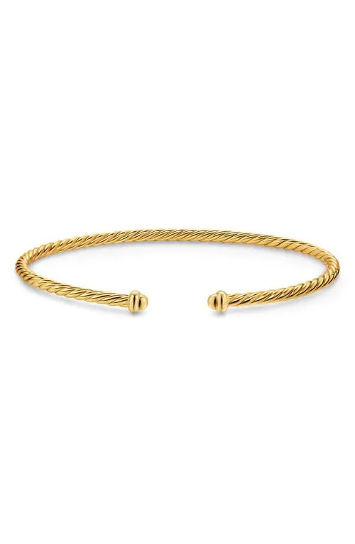 David Yurman Micro Cable Flex Open Bracelet