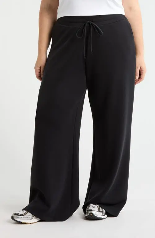 Zella Soft Luxe Wide Leg Pants - Black
