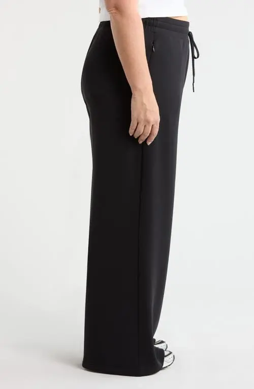 Zella Soft Luxe Wide Leg Pants - Black