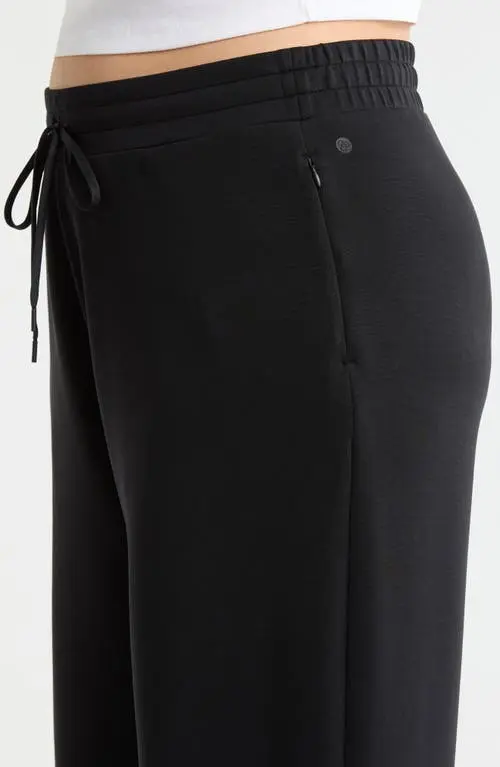 Zella Soft Luxe Wide Leg Pants - Black