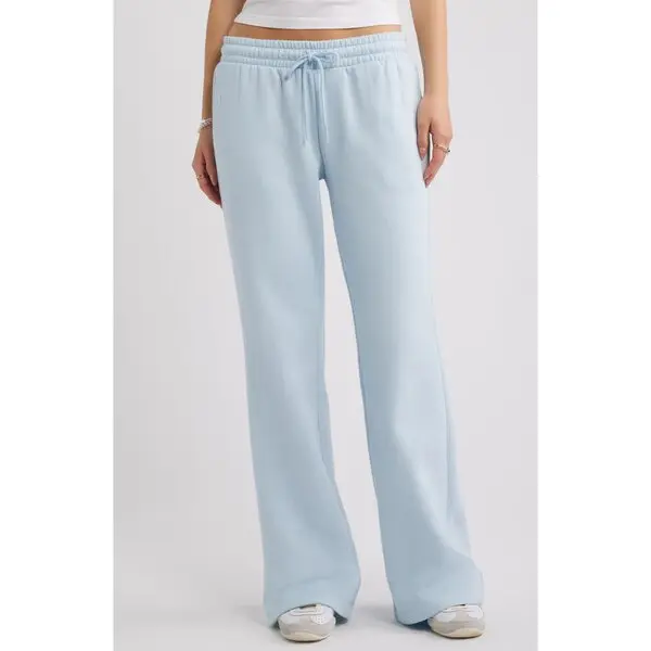 Bp. Baggy Flare Leg Sweatpants - Blue Skyride