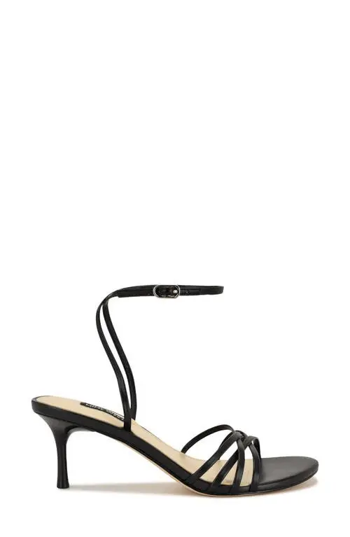 Nine West Gazey Ankle Strap Sandal - Black