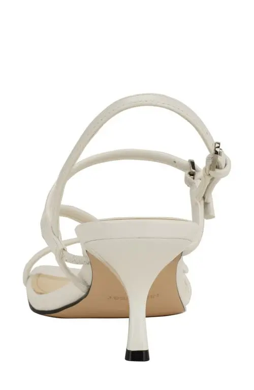 Nine West Hayla Strappy Kitten Heel Sandals - White