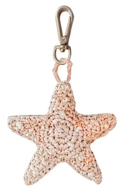 Likhâ Starfish Raffia Bag Charm - Natural