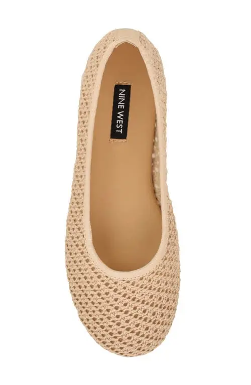 Nine West Burnne Ballet Flat - Ivory