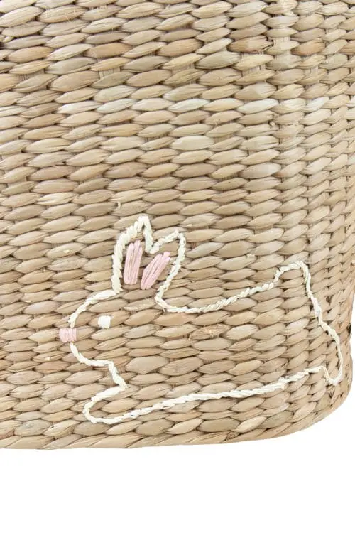 Likhâ Bunny Embroidered Bangkuan Fiber Tote Bag