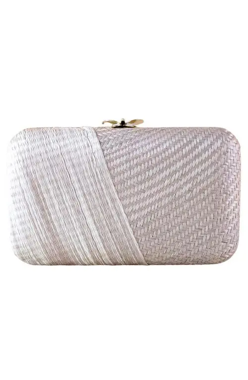 Likhâ Two-weave Clutch - Dusty Rose