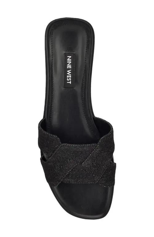 Nine West Gammy Slide Sandal - Black