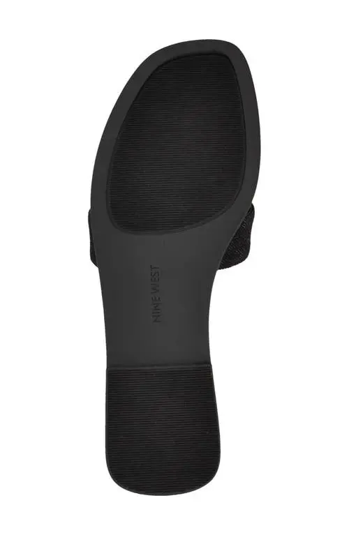 Nine West Gammy Slide Sandal - Black